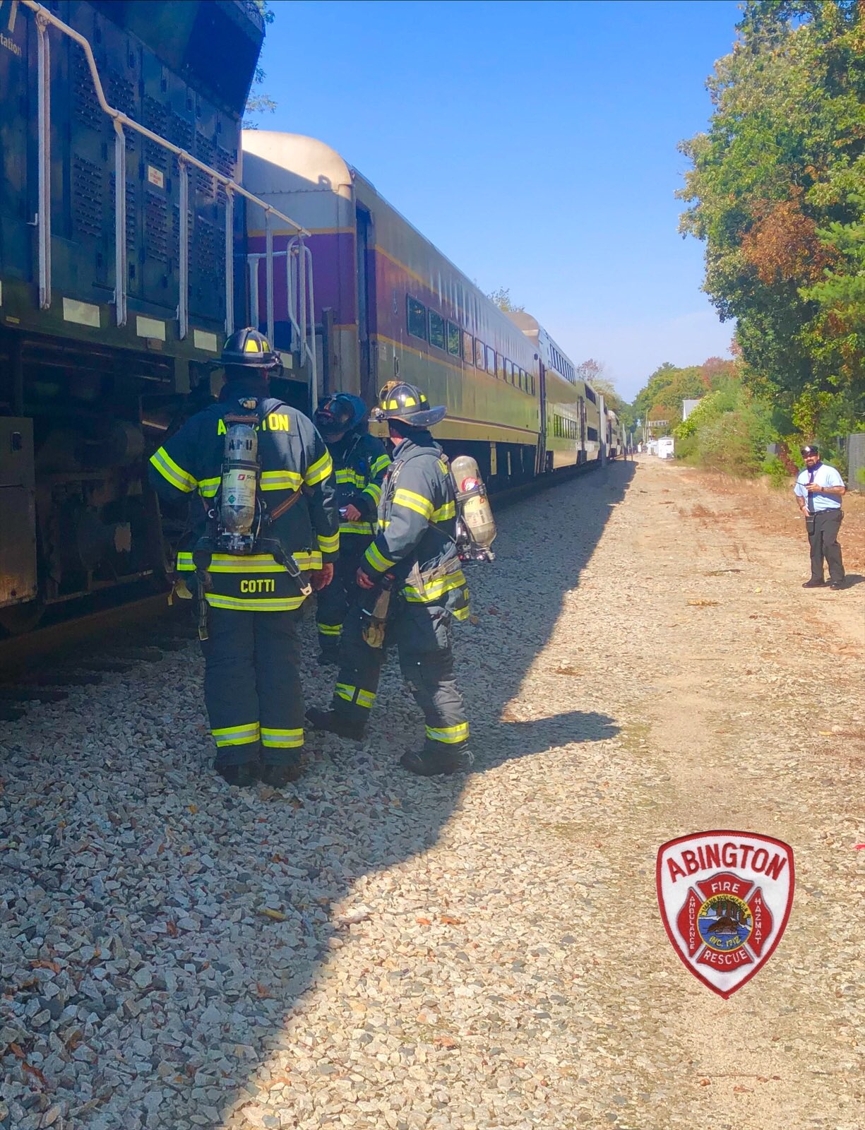 Abington Fire knocks down train fire – ABINGTON NEWS